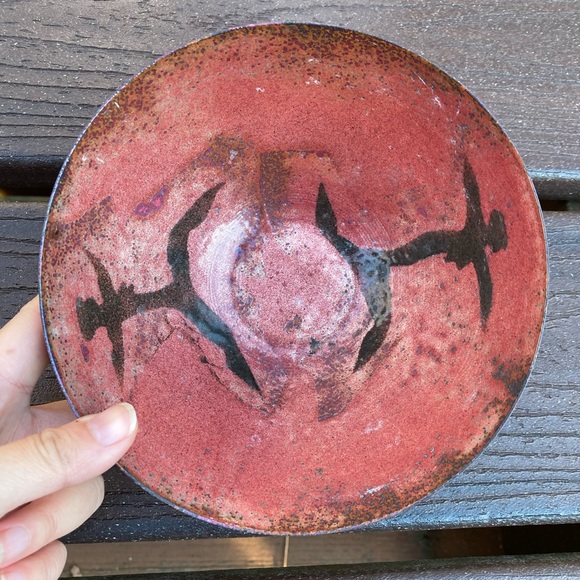 Vintage | Art | Vintage 97s Barbara Culp Enameled Copper Bowl Hand ...